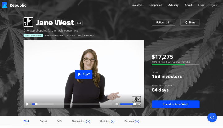This female founder is equity crowdfunding her cannabis company (and absolutely crushing it ...